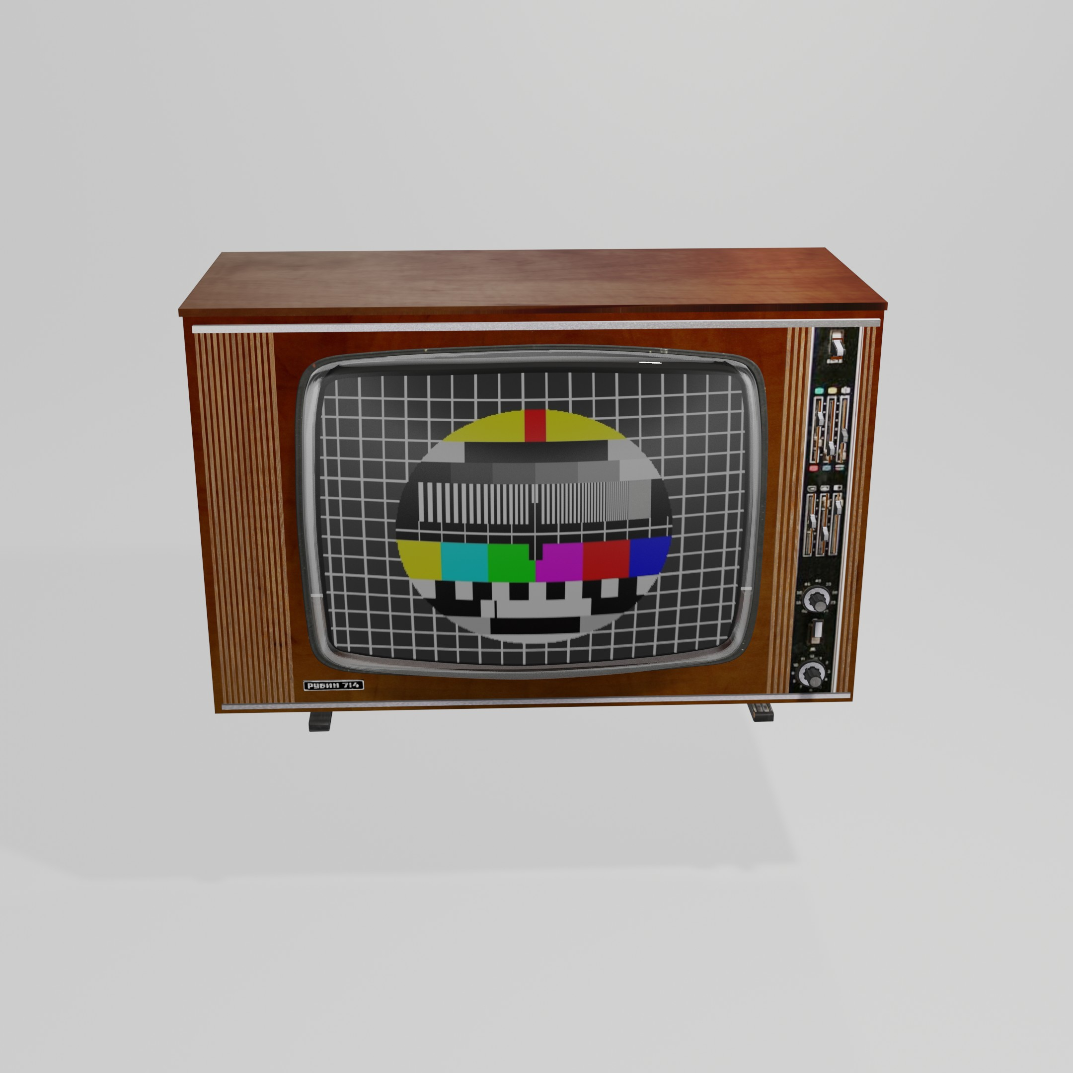 Free 3D tv set rubin 714 - TurboSquid 1591336