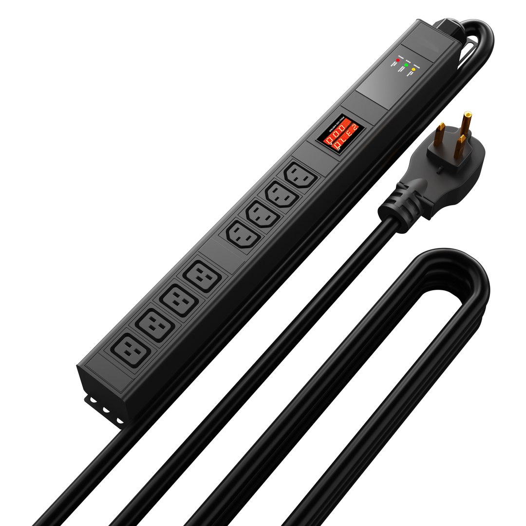 3D Power Strip US Plug 44 US Sockets Power Plug- 3D Model - Ready To ...