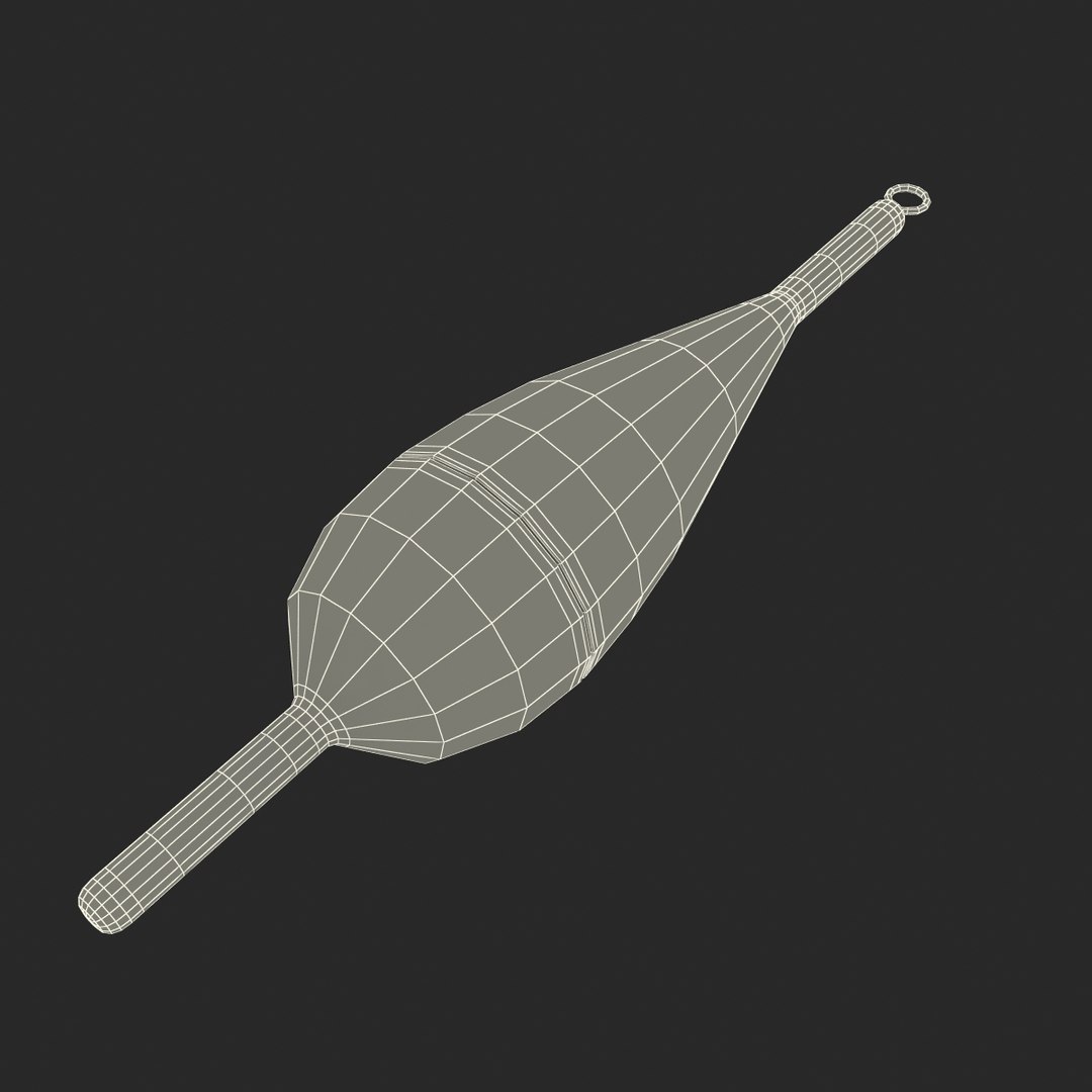 3d Model Of Fishing Float Modeled