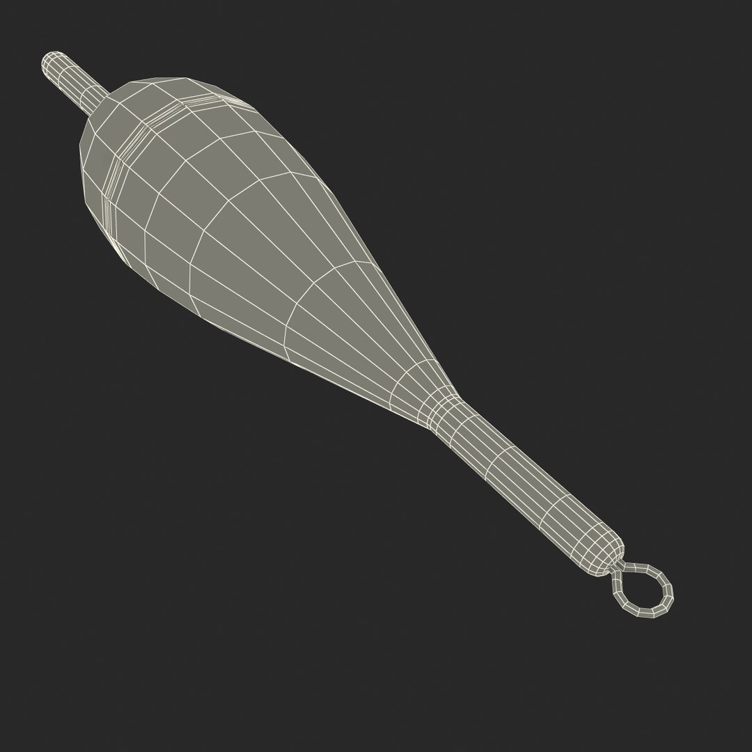 3d Model Of Fishing Float Modeled