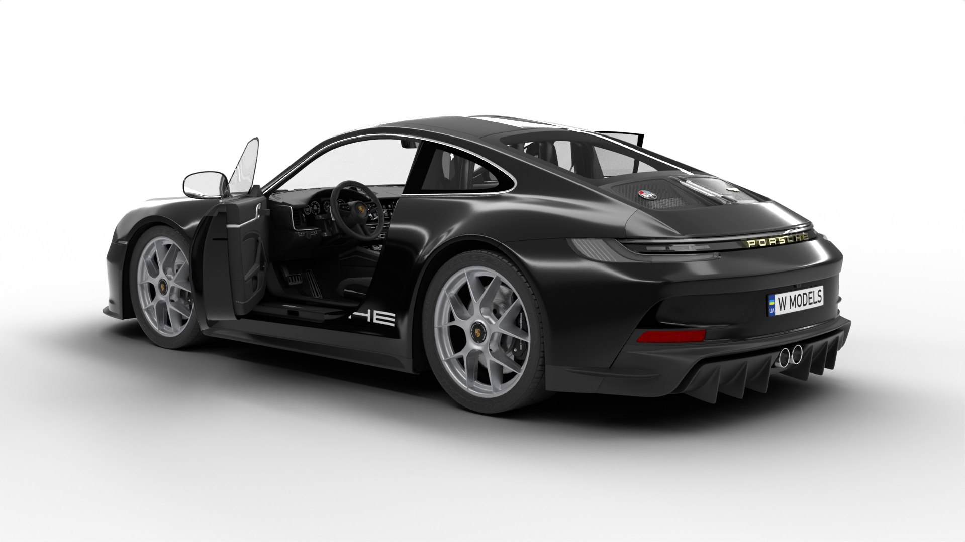 3D Model Porsche 911 S-T 2024 HQ 3d Model - TurboSquid 2275275