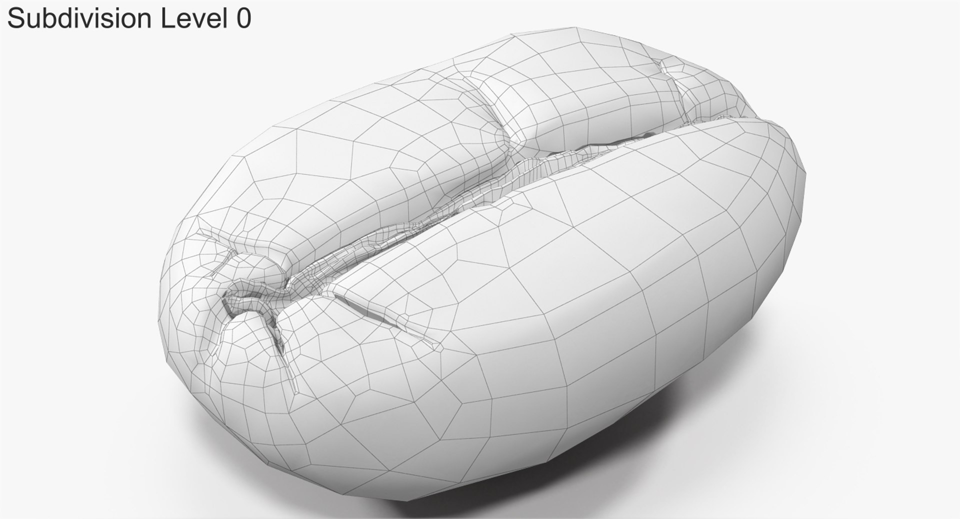 3d Roasted Coffee Bean 4