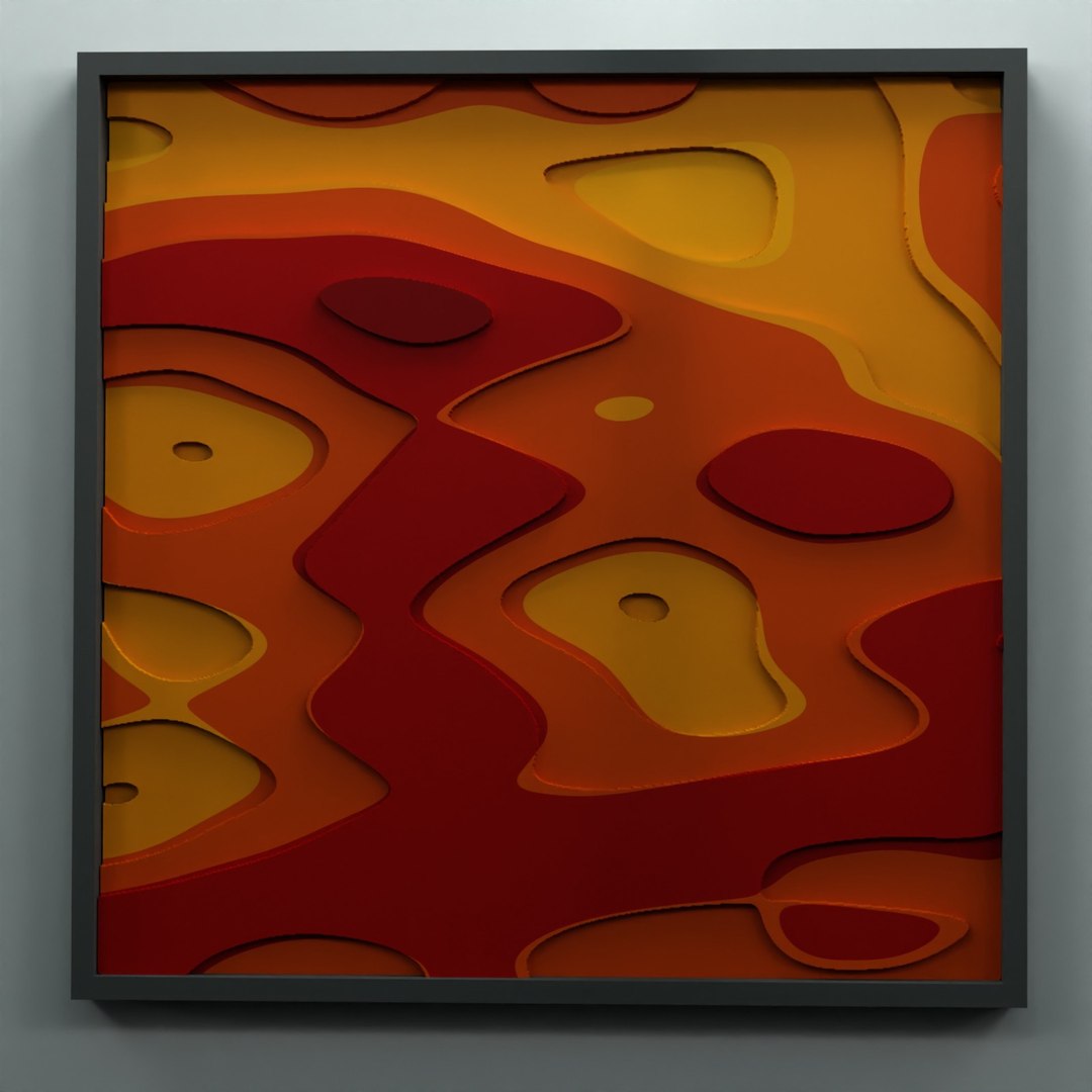 Abstract Art Animated 3 3D Model - TurboSquid 1843189