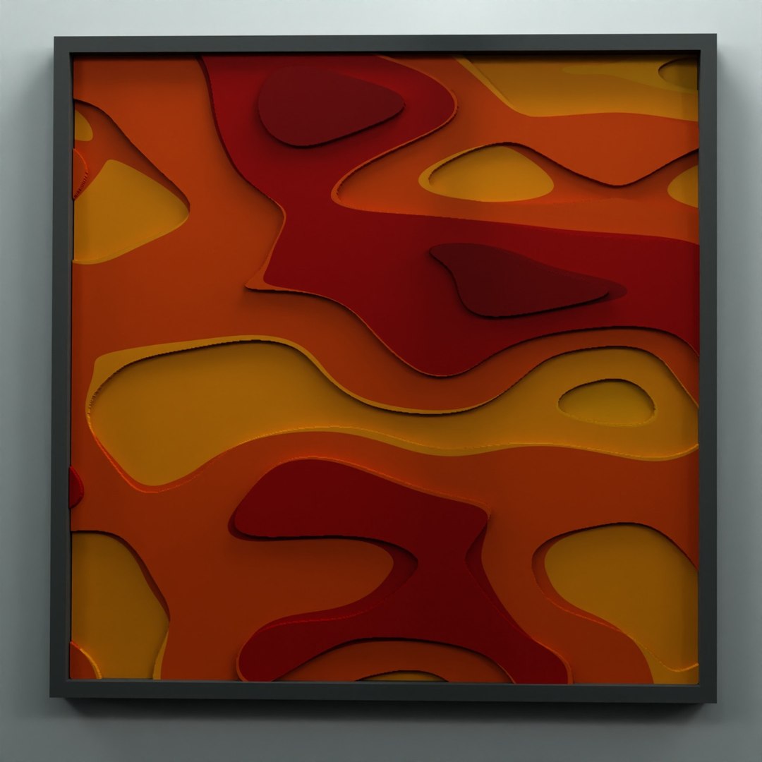 Abstract Art Animated 3 3D Model - TurboSquid 1843189