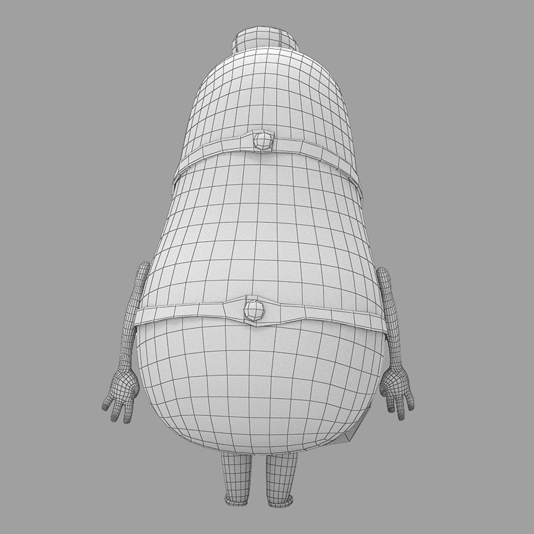 3D potato mcfood cartoon character model - TurboSquid 1382363