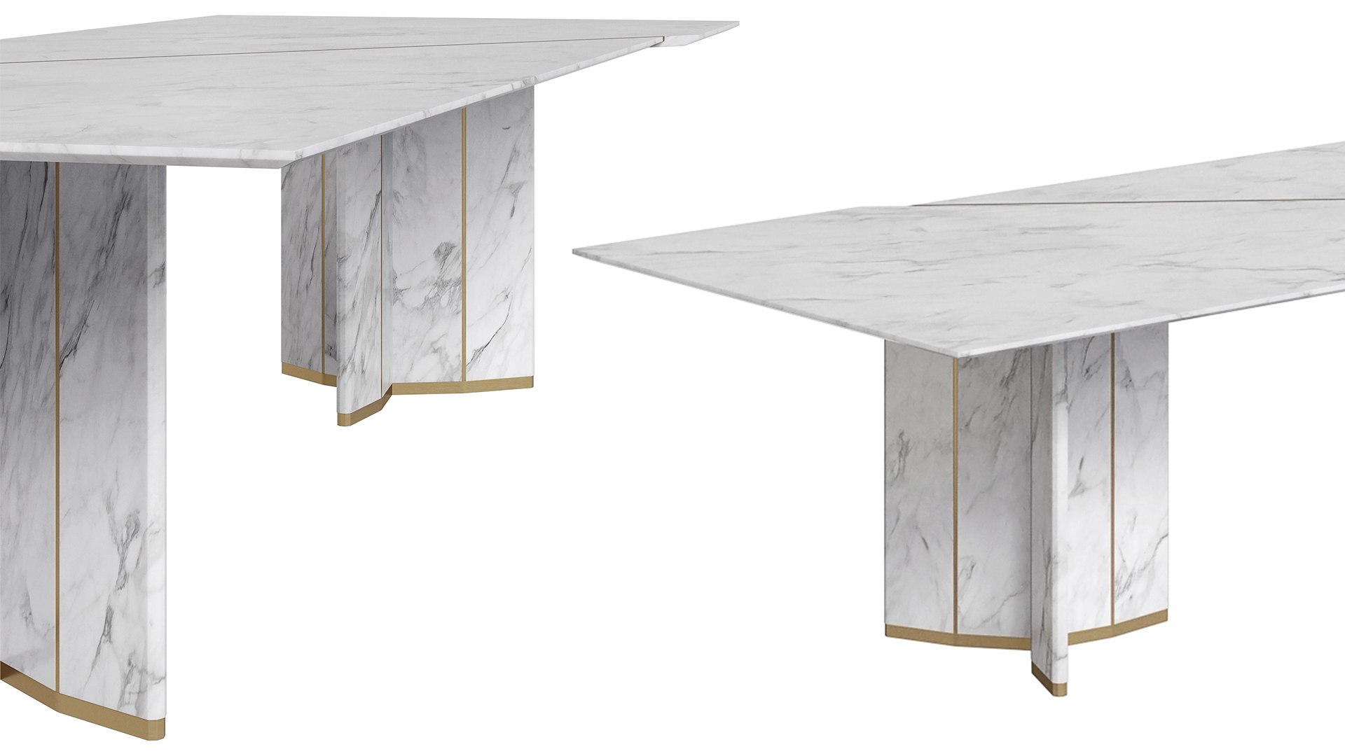 Luxxu Dining Table Algerone 3D Model - TurboSquid 2303870