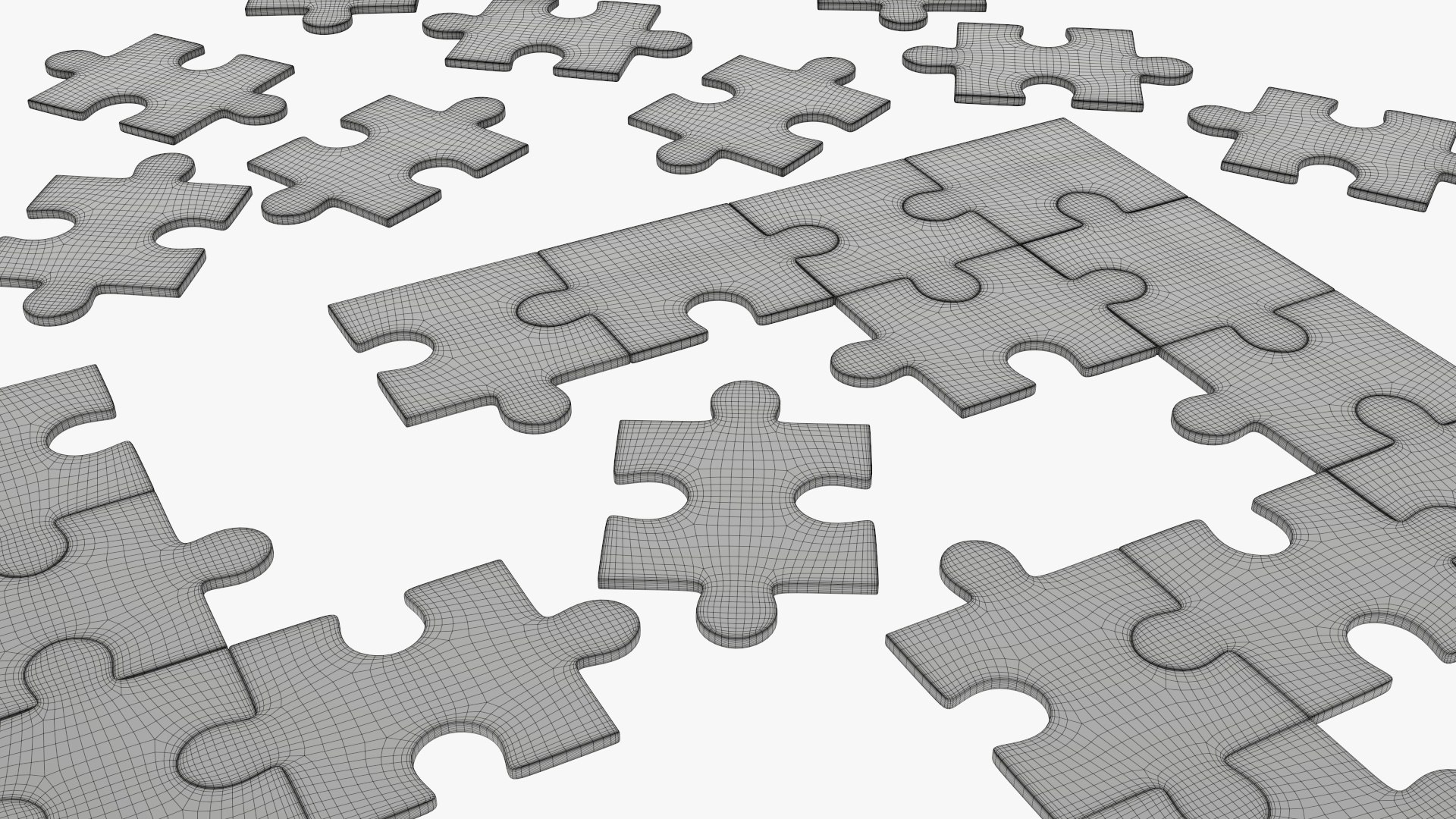 Jigsaw Puzzle Piece 3D Model - TurboSquid 1658373