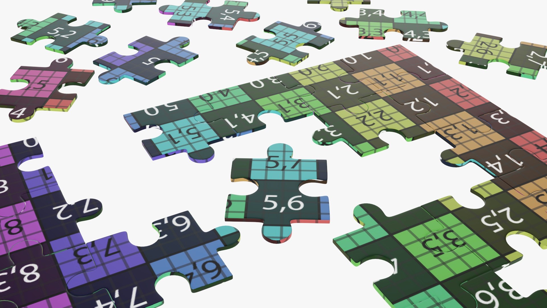 Jigsaw Puzzle Piece 3D Model - TurboSquid 1658373