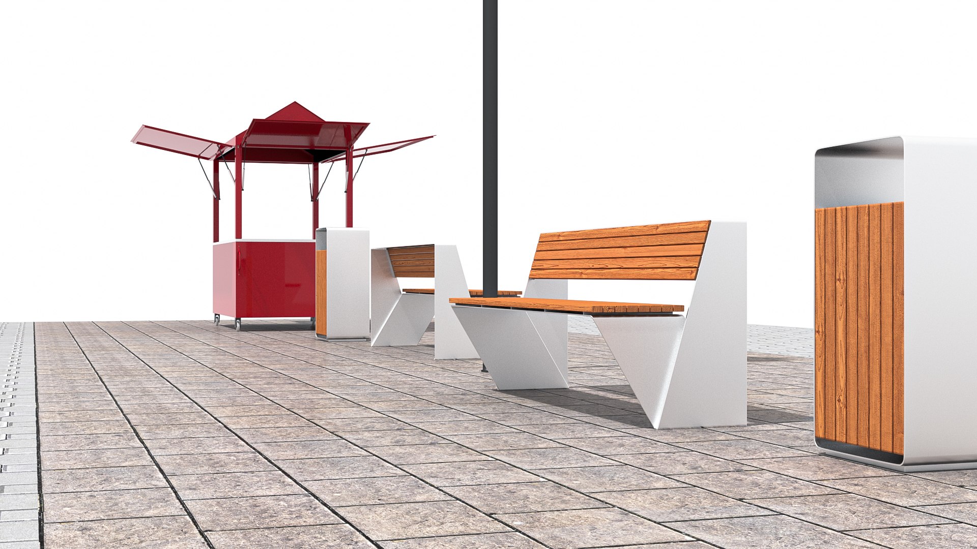 Urban Scene 3D Model - TurboSquid 1813578