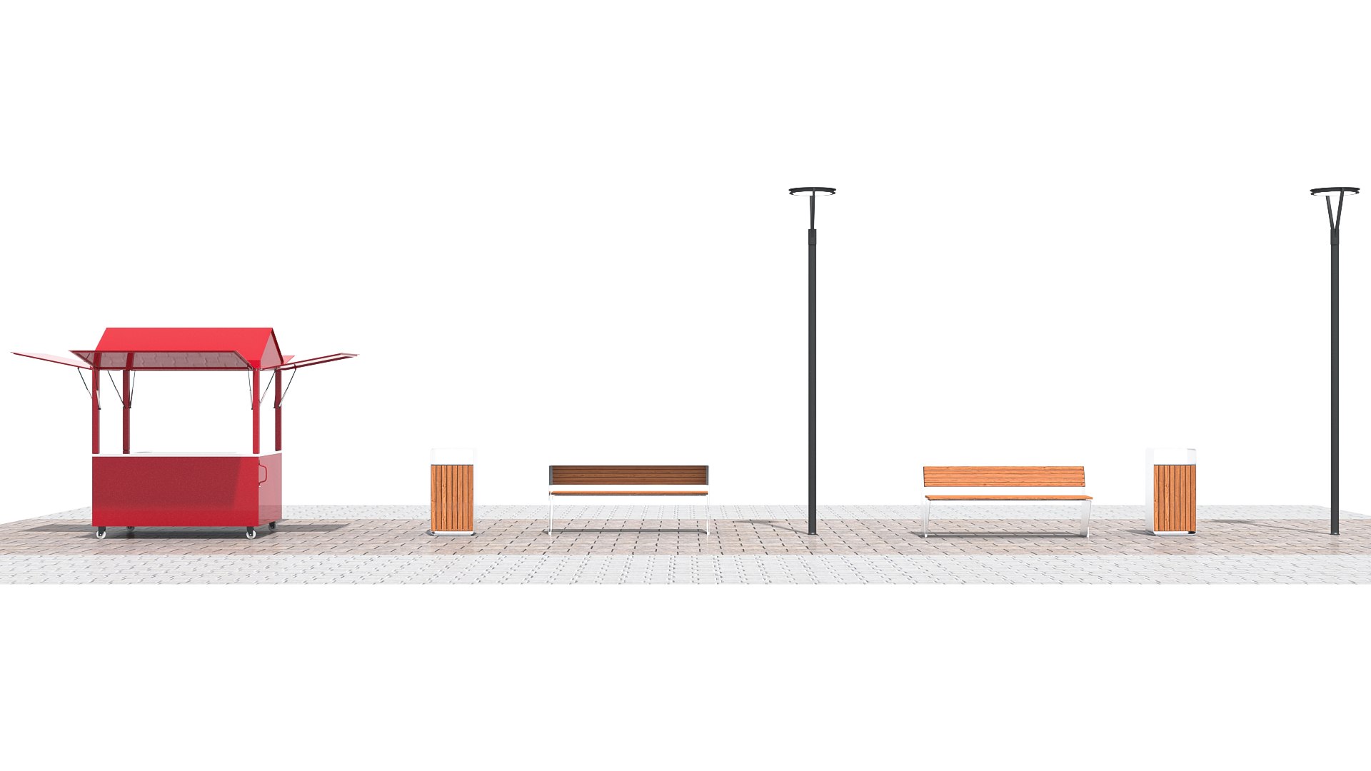 Urban Scene 3D Model - TurboSquid 1813578