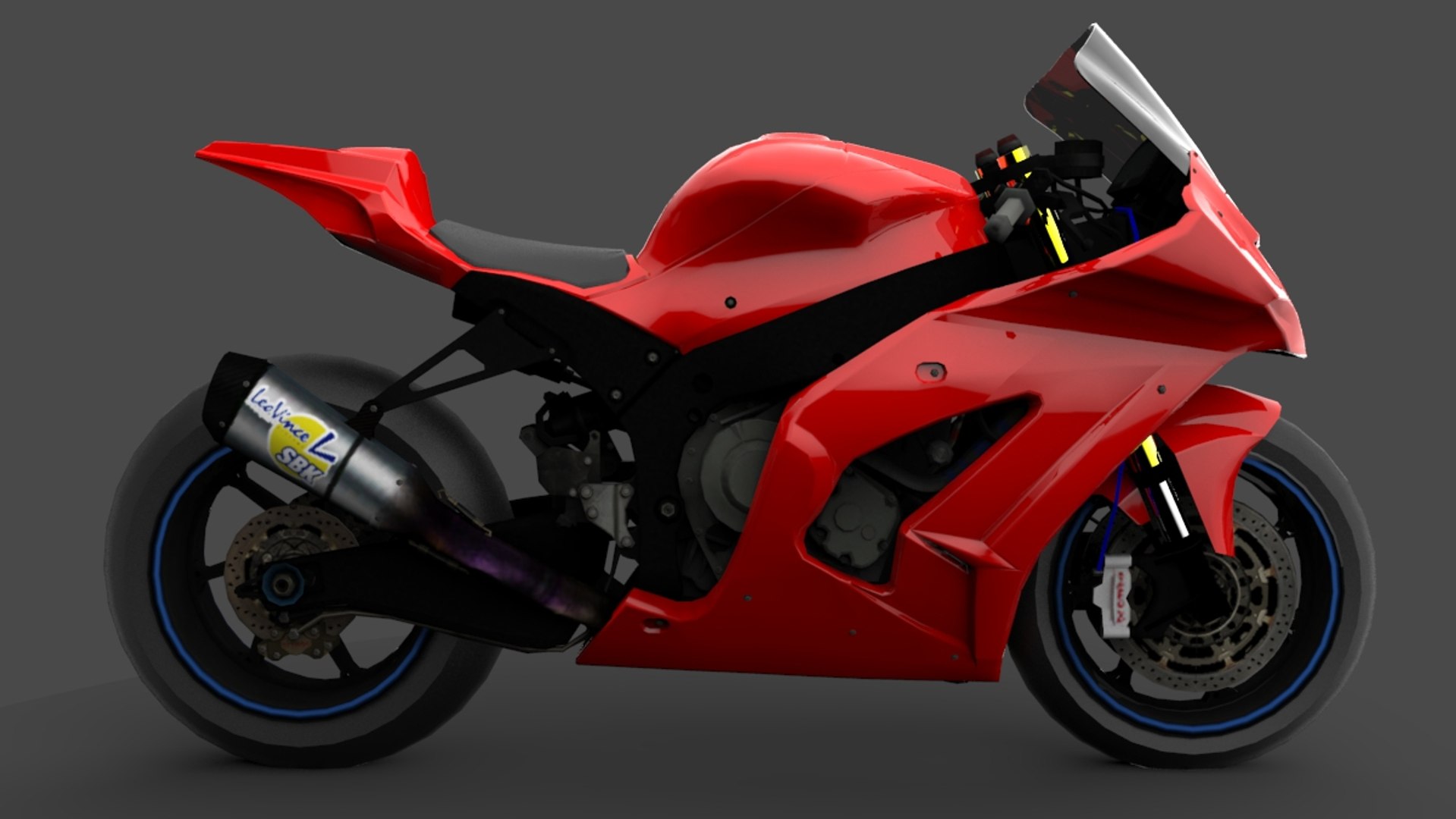 3D Model Motorcycle Racer - TurboSquid 1235704