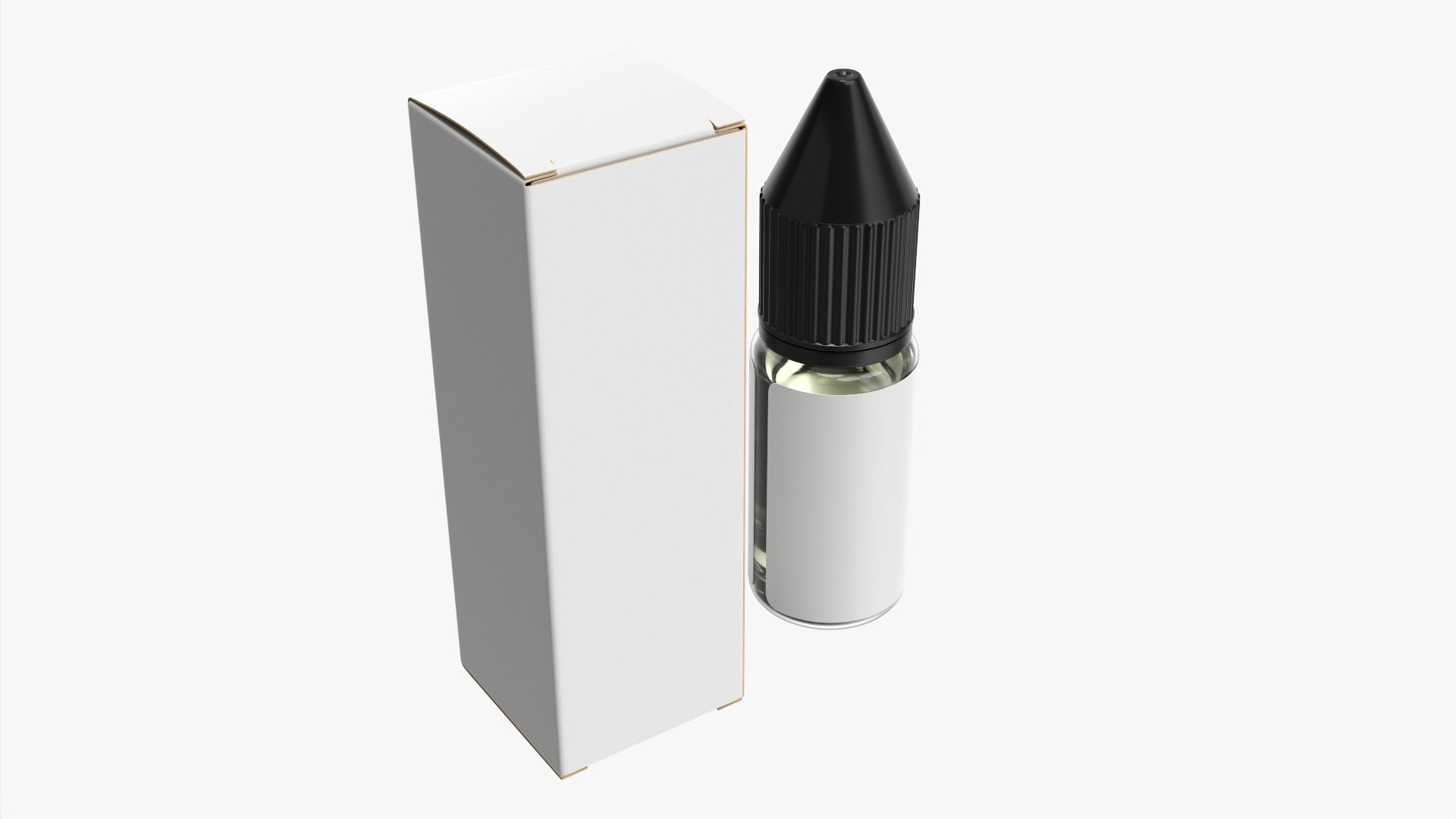 3D Vape Liquid Bottle And Closed Box Model - TurboSquid 1842893