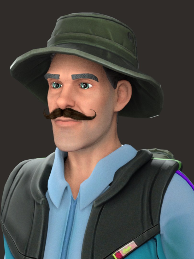 Cartoon Rigged Adventure Man B Character 3D Model 3D - TurboSquid 2241724