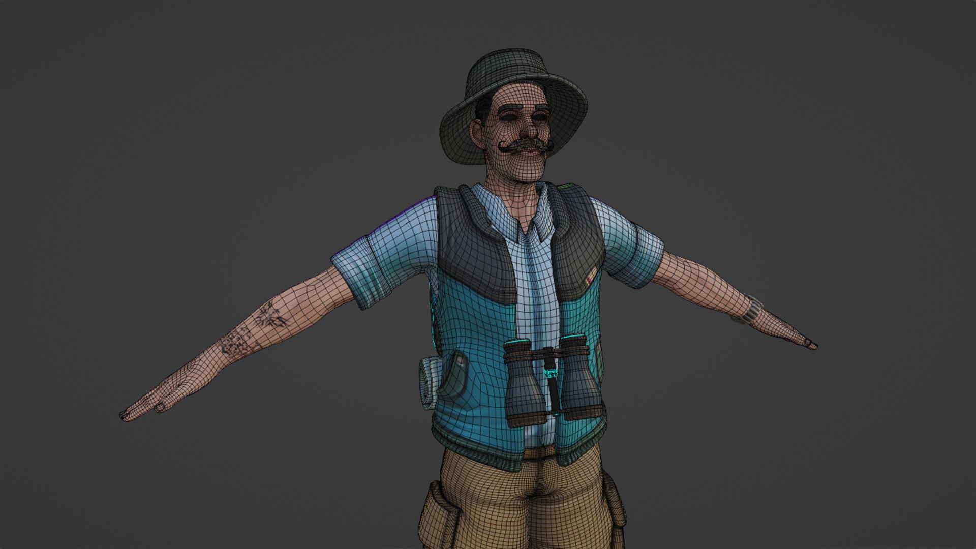 Cartoon Rigged Adventure Man B Character 3D Model 3D - TurboSquid 2241724