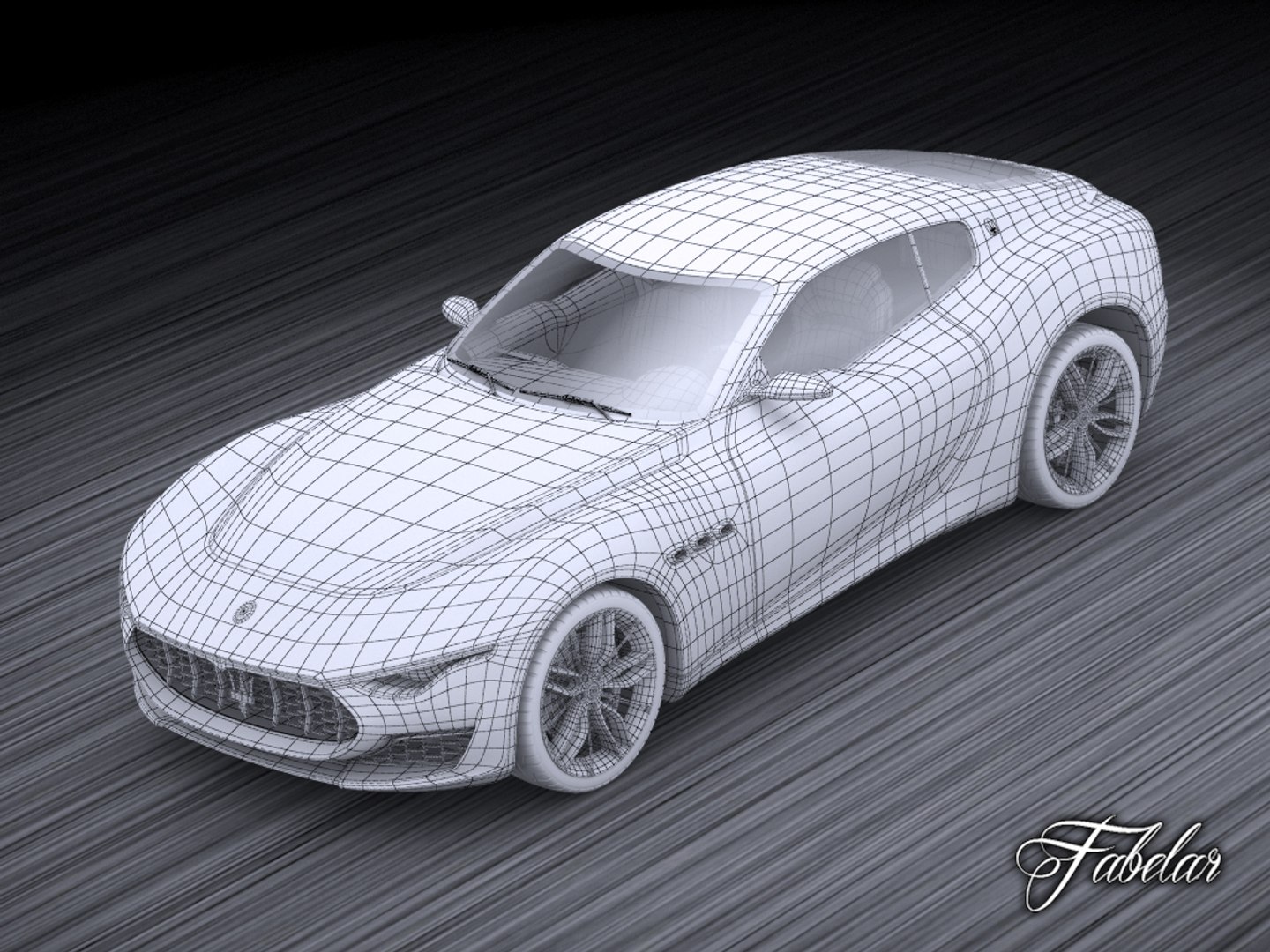 3d Model Maserati Alfieri Concept Vehicle