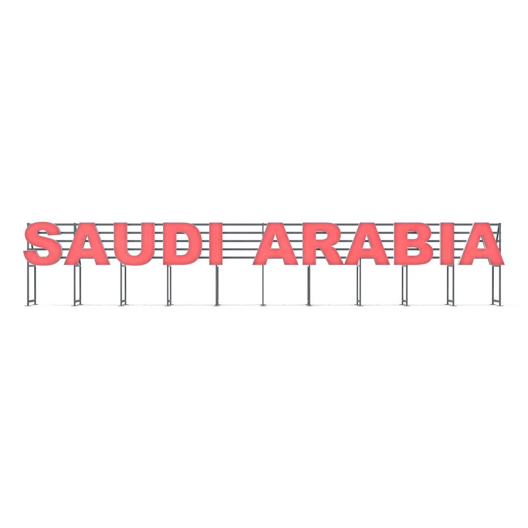 Country sign saudi arabia 3D model - TurboSquid 1804947