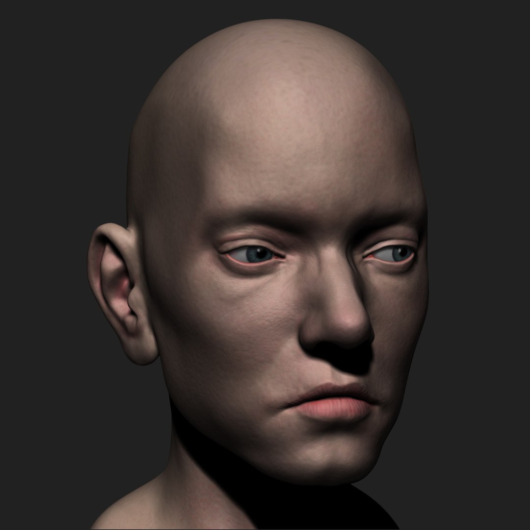 eminem portrait zbrush obj free