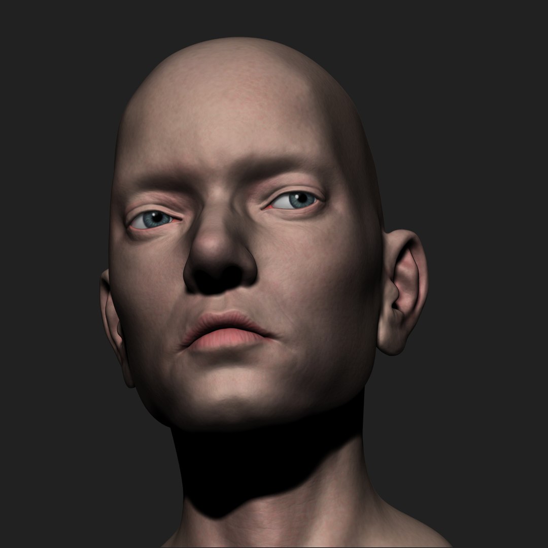 eminem portrait zbrush obj free