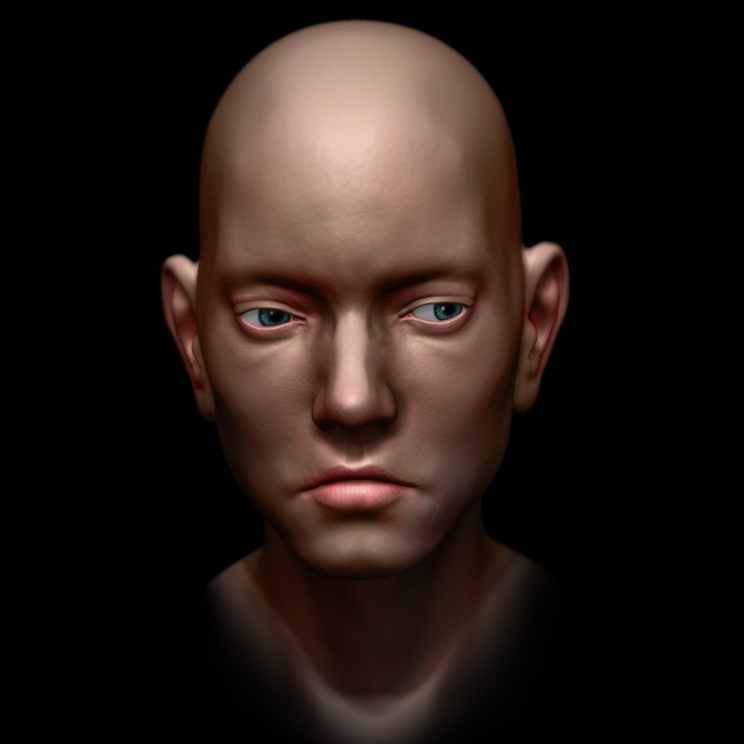 eminem portrait zbrush obj free