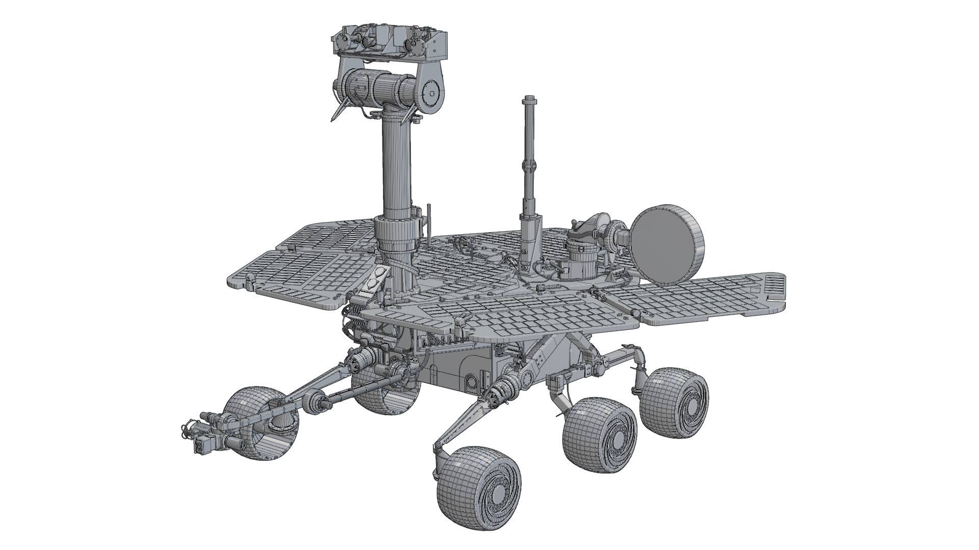3D Opportunity Rover - TurboSquid 2069433