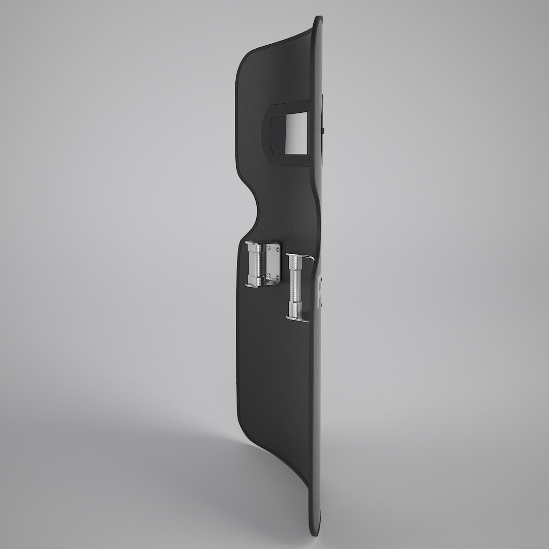 police shield 3d max