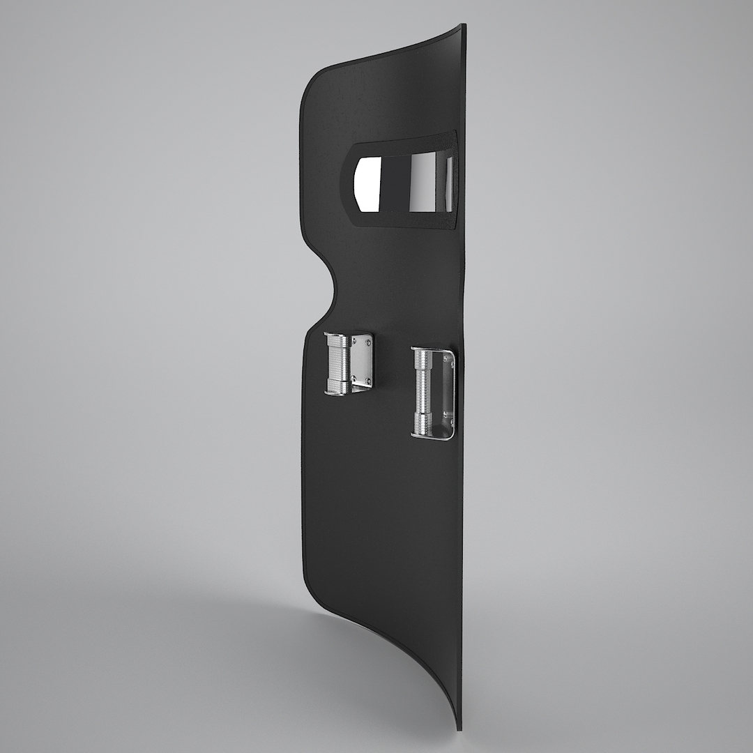 police shield 3d max