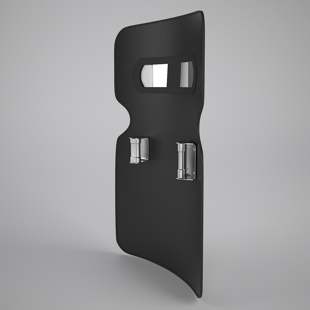 police shield 3d max