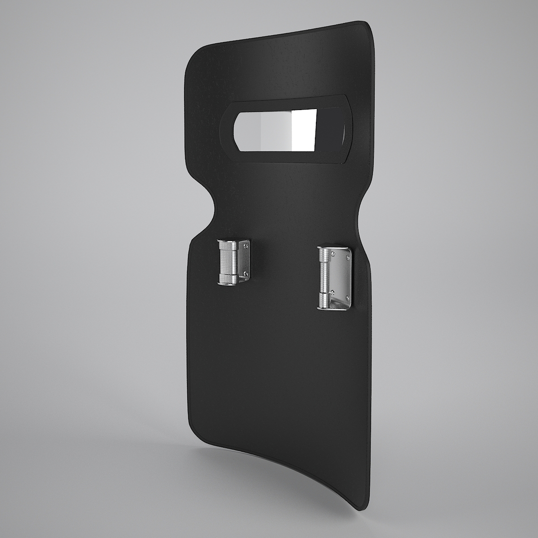 police shield 3d max