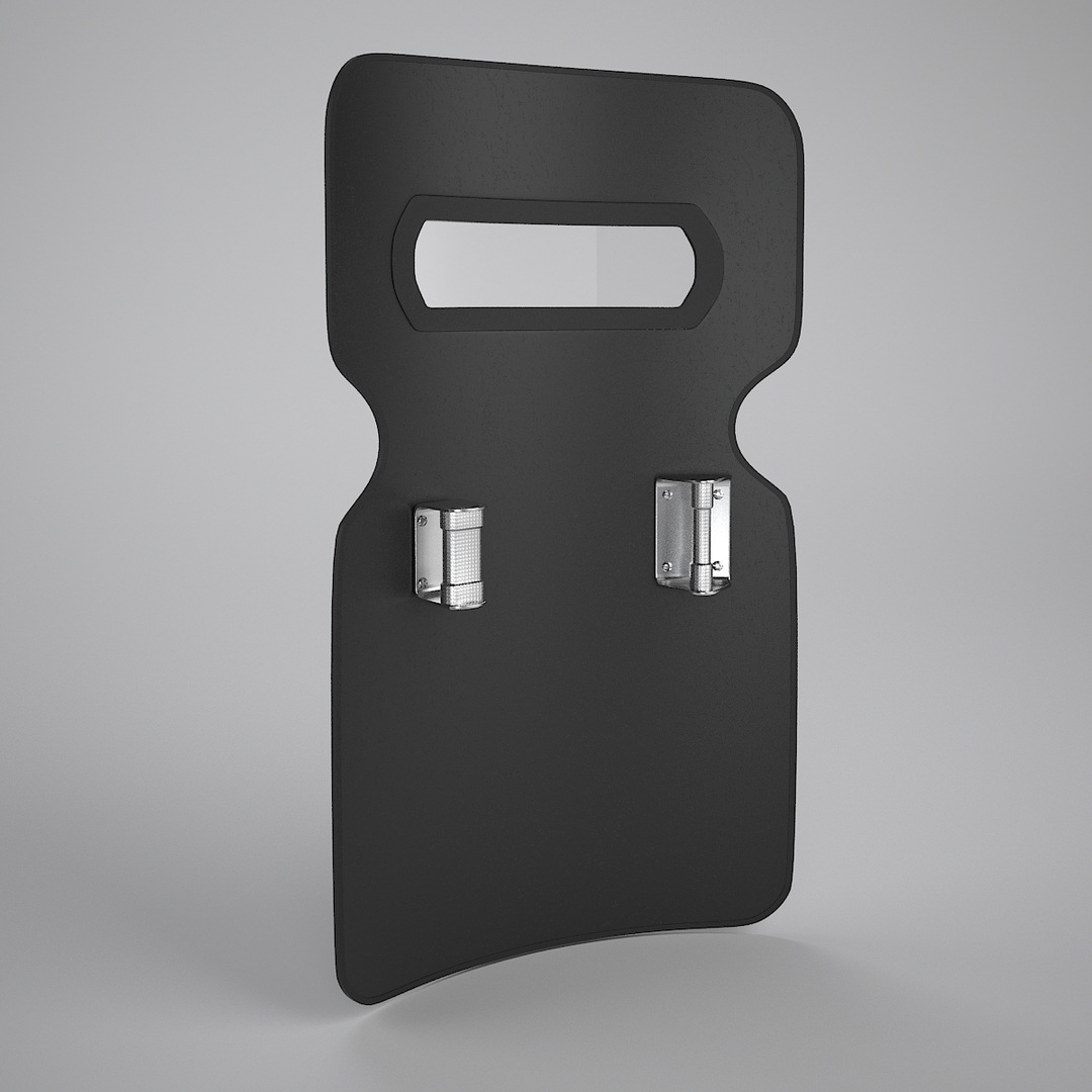 police shield 3d max