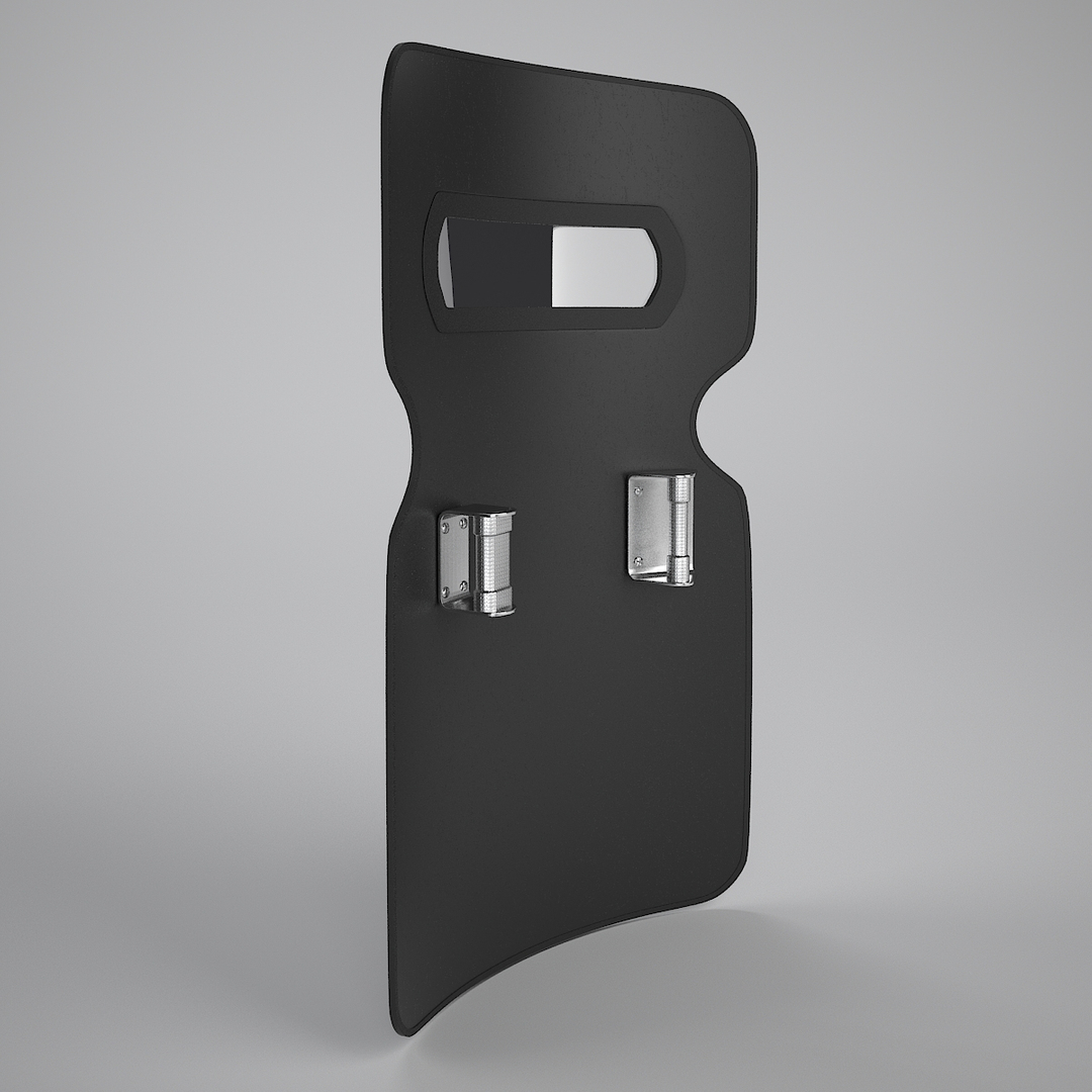 police shield 3d max