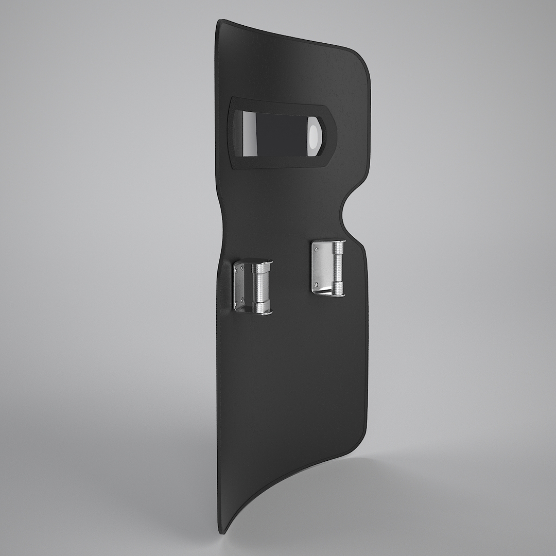 police shield 3d max