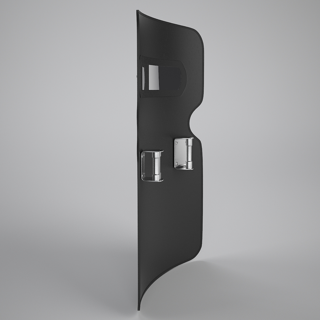 police shield 3d max