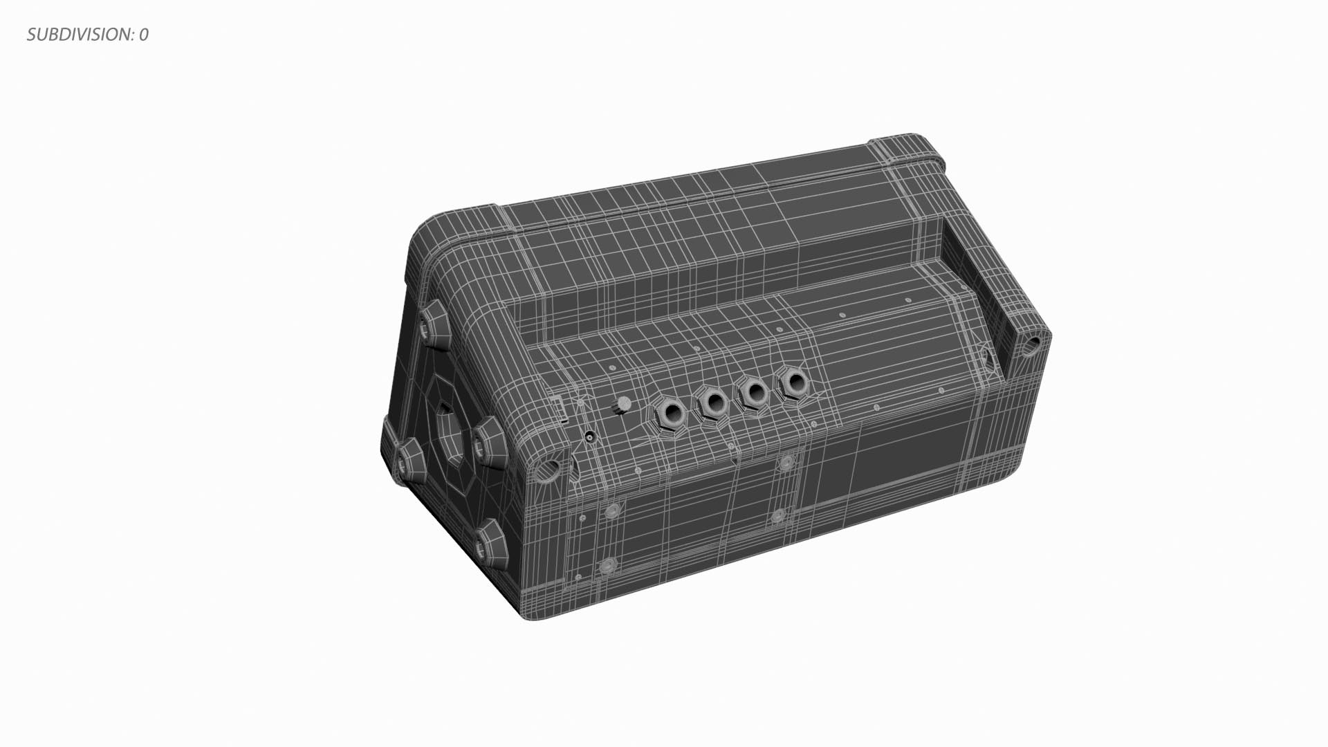 Stage Monitor Speaker System 3D model - TurboSquid 1819297