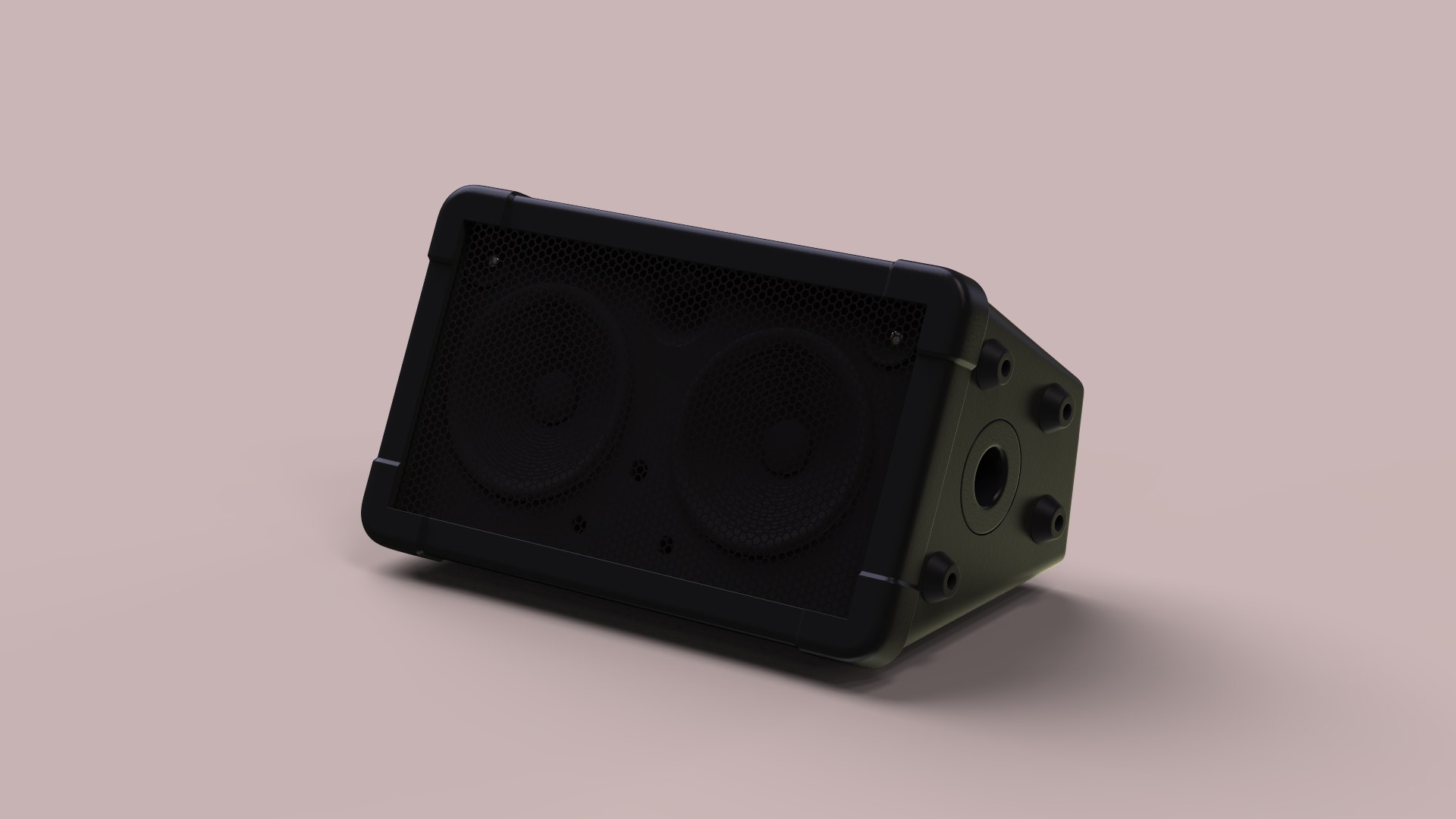 Stage Monitor Speaker System 3D model - TurboSquid 1819297