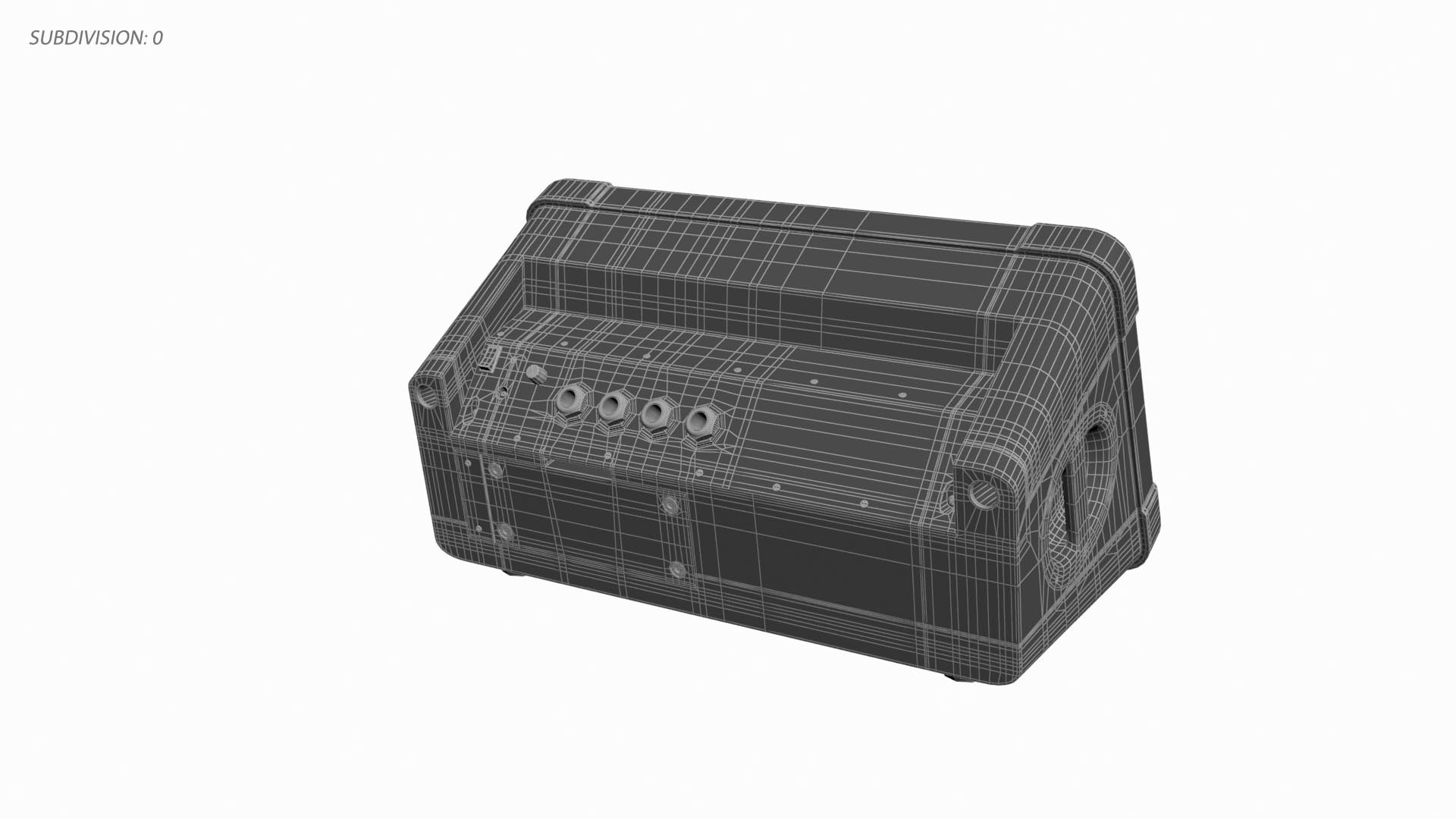 Stage Monitor Speaker System 3D model - TurboSquid 1819297