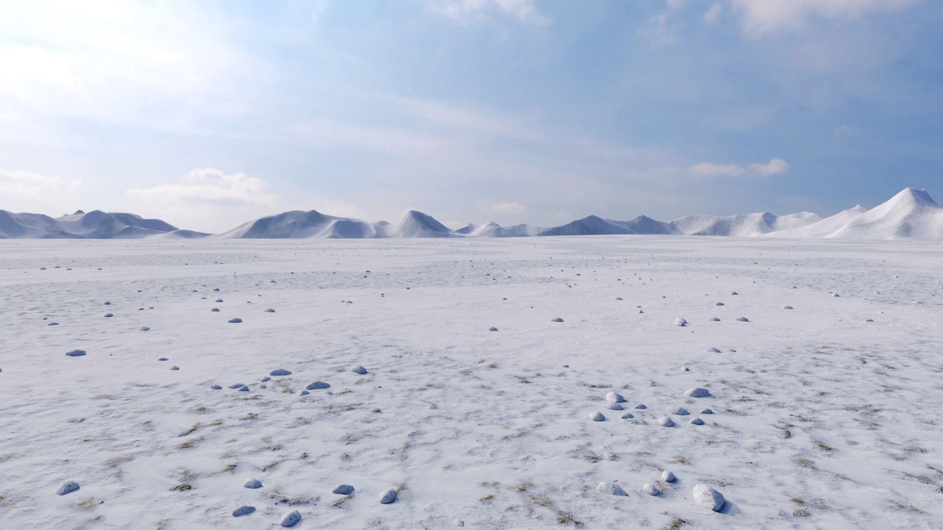 3D Snow Environment - TurboSquid 1811772