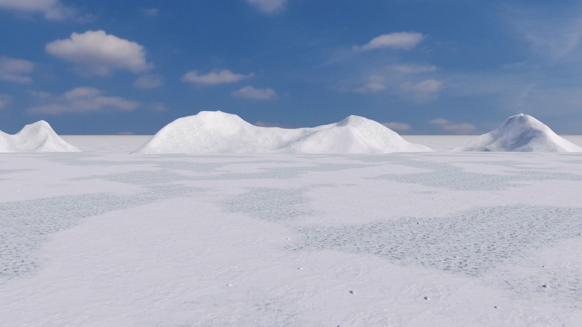 3D Snow Environment - TurboSquid 1811772