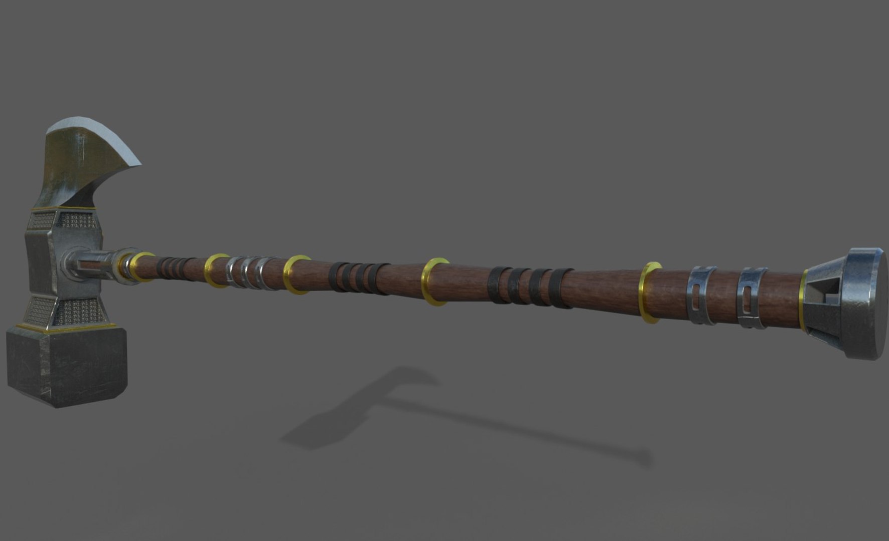 3D Model Axe Hammer - TurboSquid 1328515