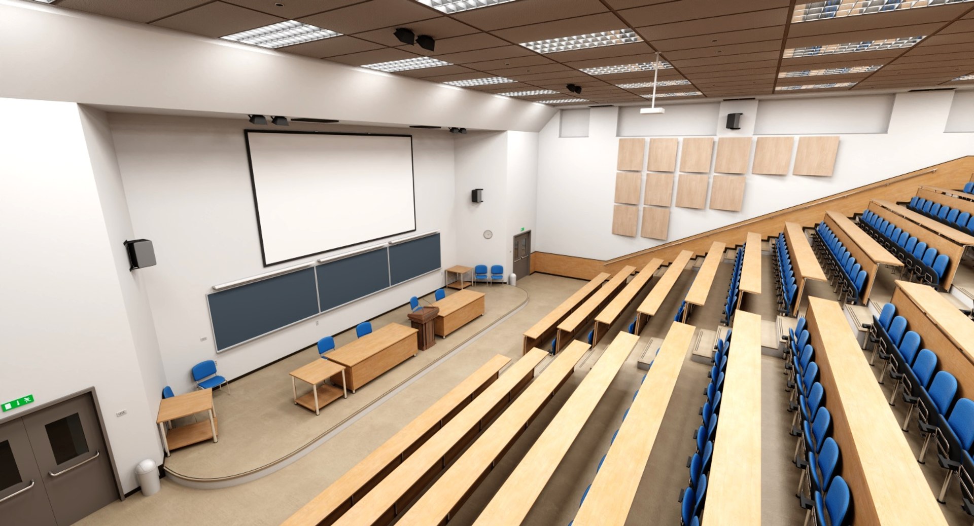 3d Lecture Hall Model