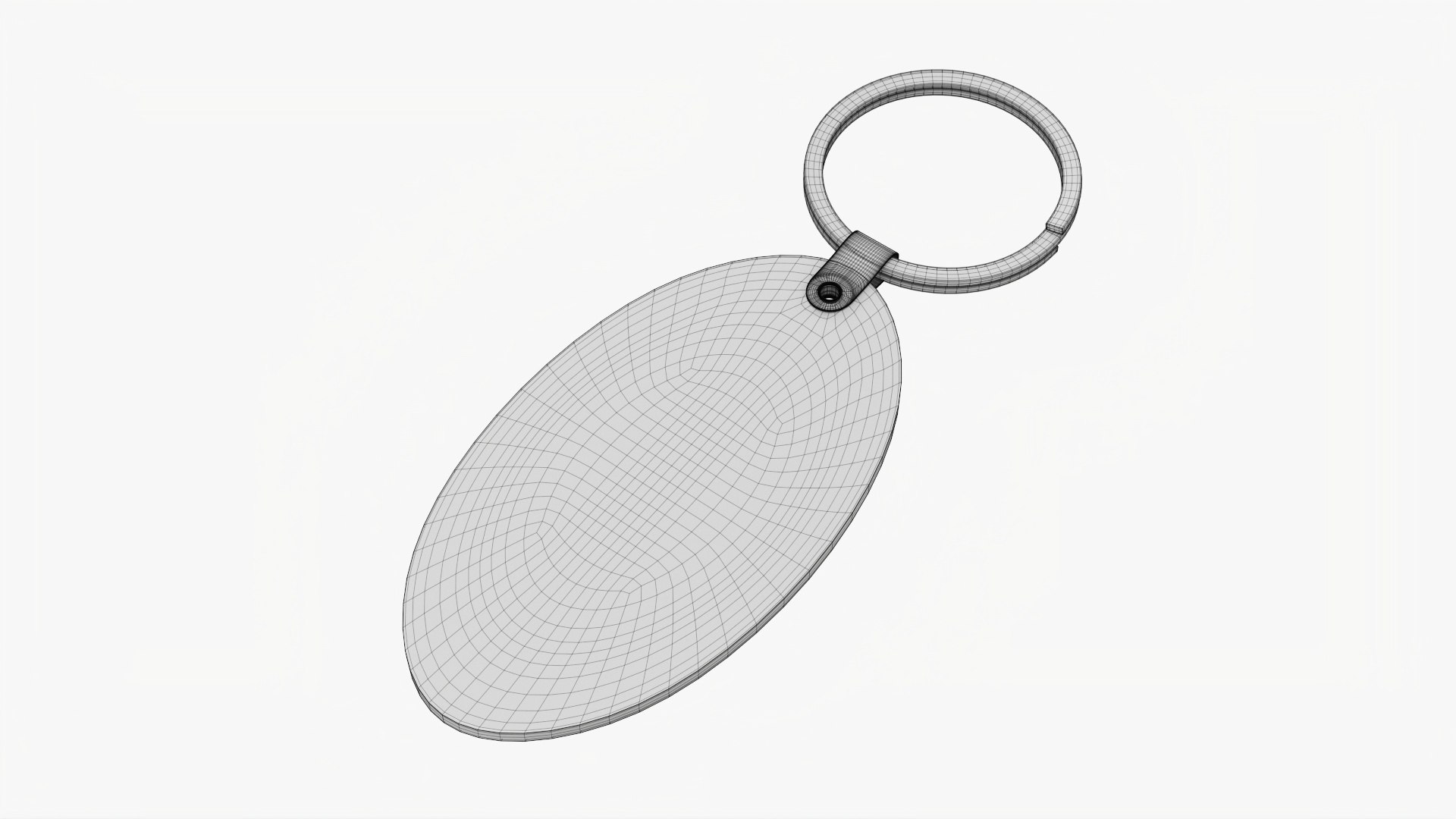 3D Key ring blank mockup 04 model - TurboSquid 1766239