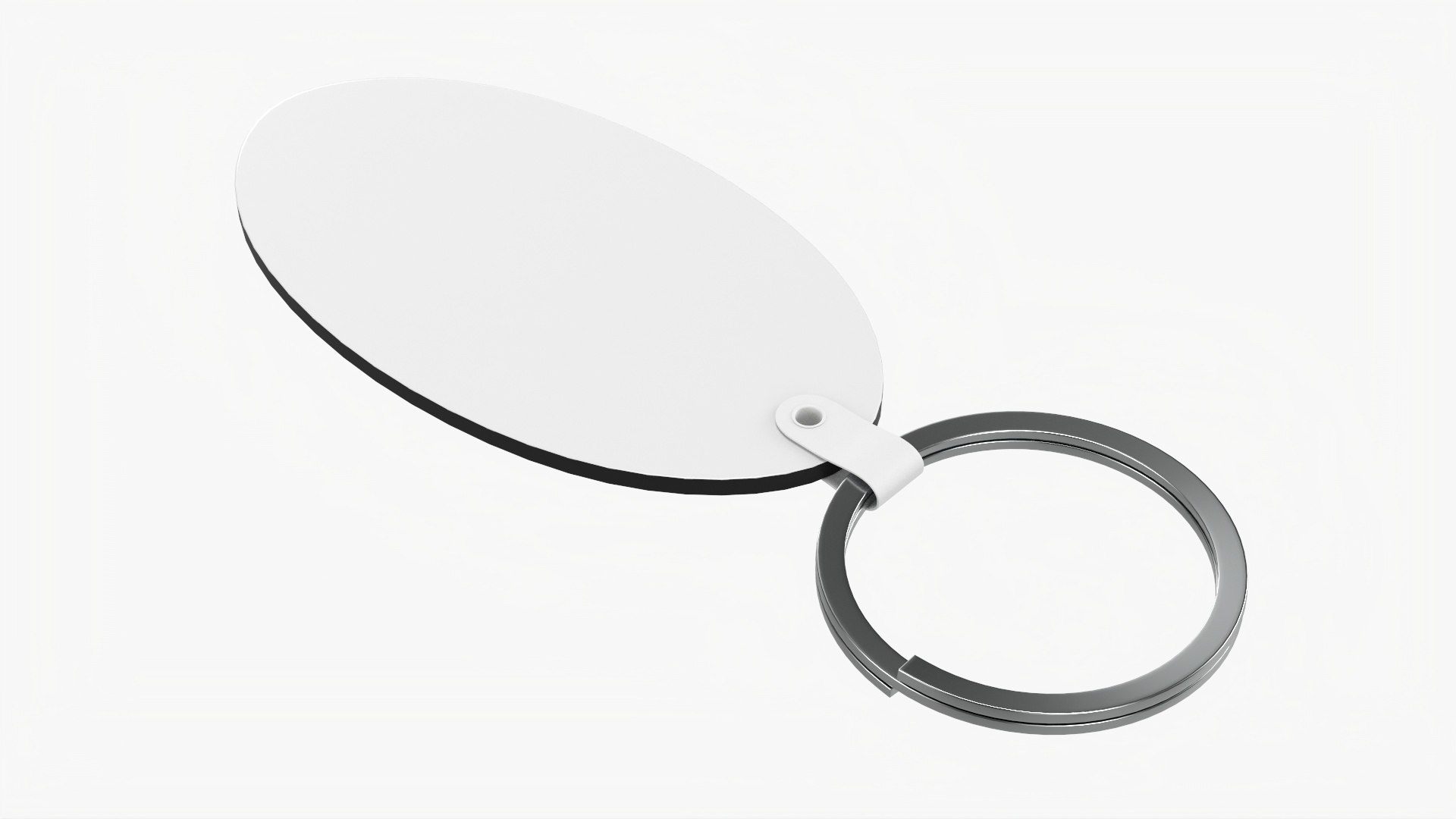 3D Key ring blank mockup 04 model - TurboSquid 1766239