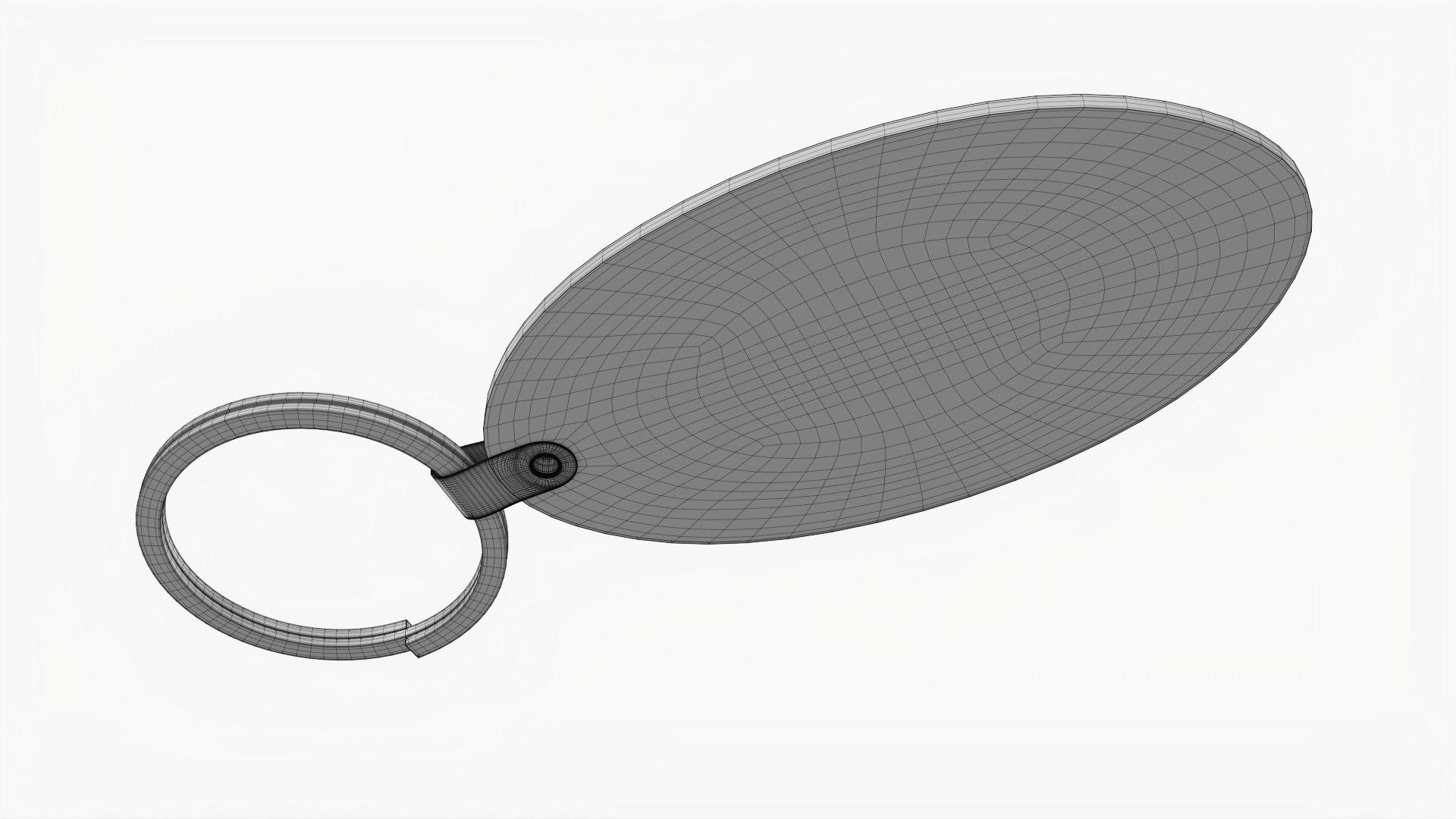 3D Key ring blank mockup 04 model - TurboSquid 1766239