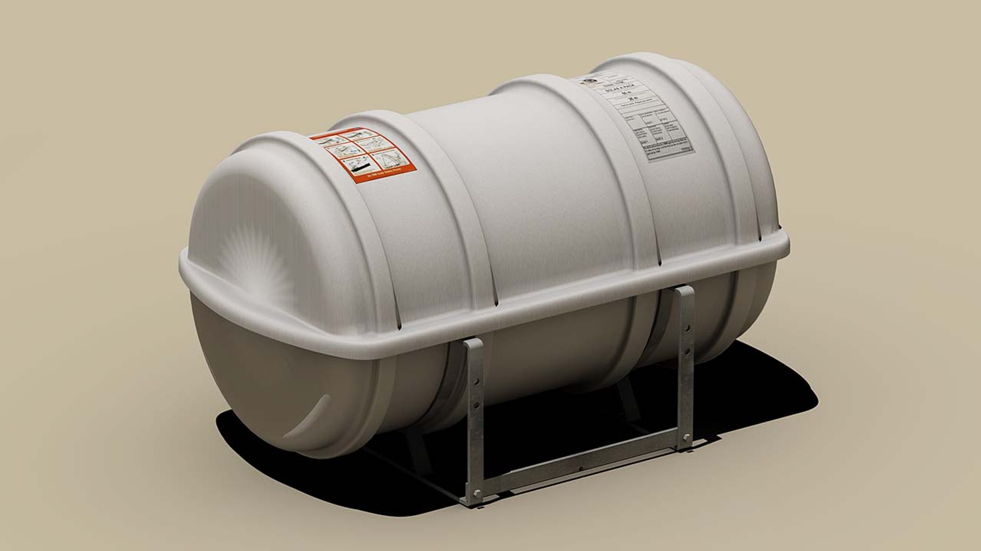 3D Viking Liferaft - TurboSquid 1192942