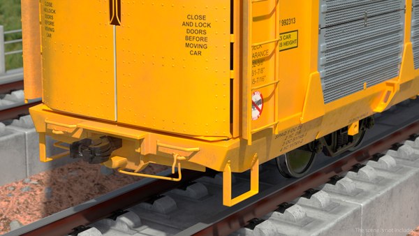 modelo 3d Locomotora genérica con vagón de tren cremallera automático ...