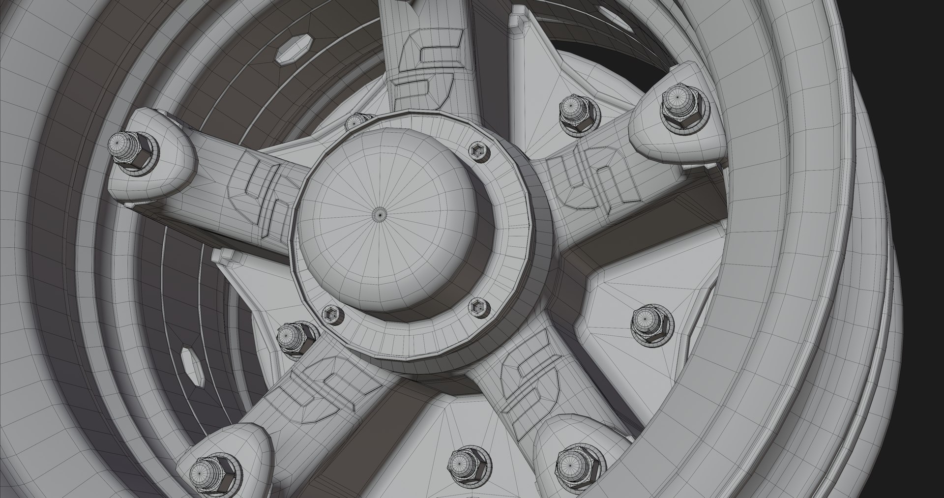 Suspensys 5 Spoked Truck Wheel 3D model - TurboSquid 2075592