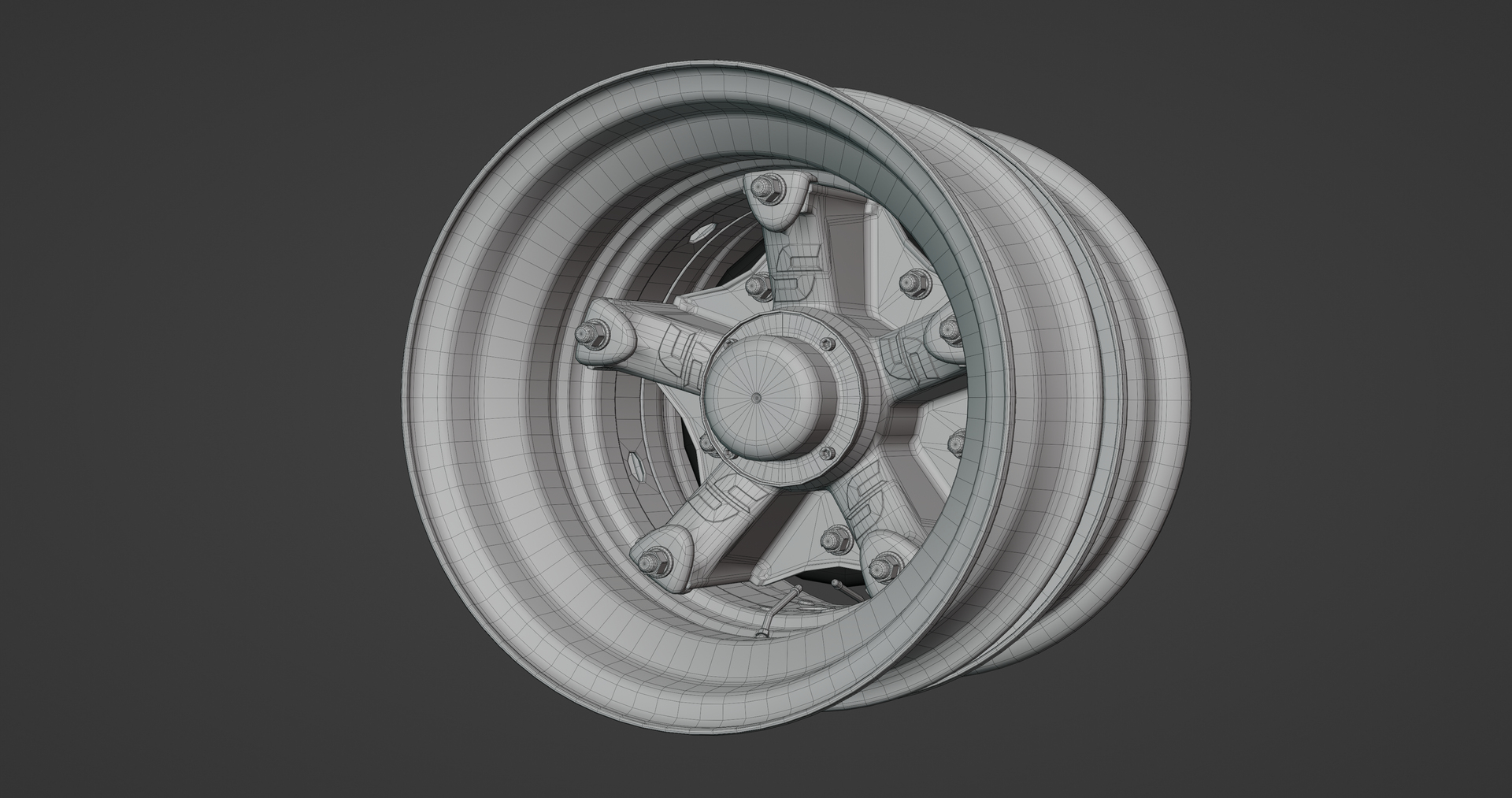 Suspensys 5 Spoked Truck Wheel 3D model - TurboSquid 2075592