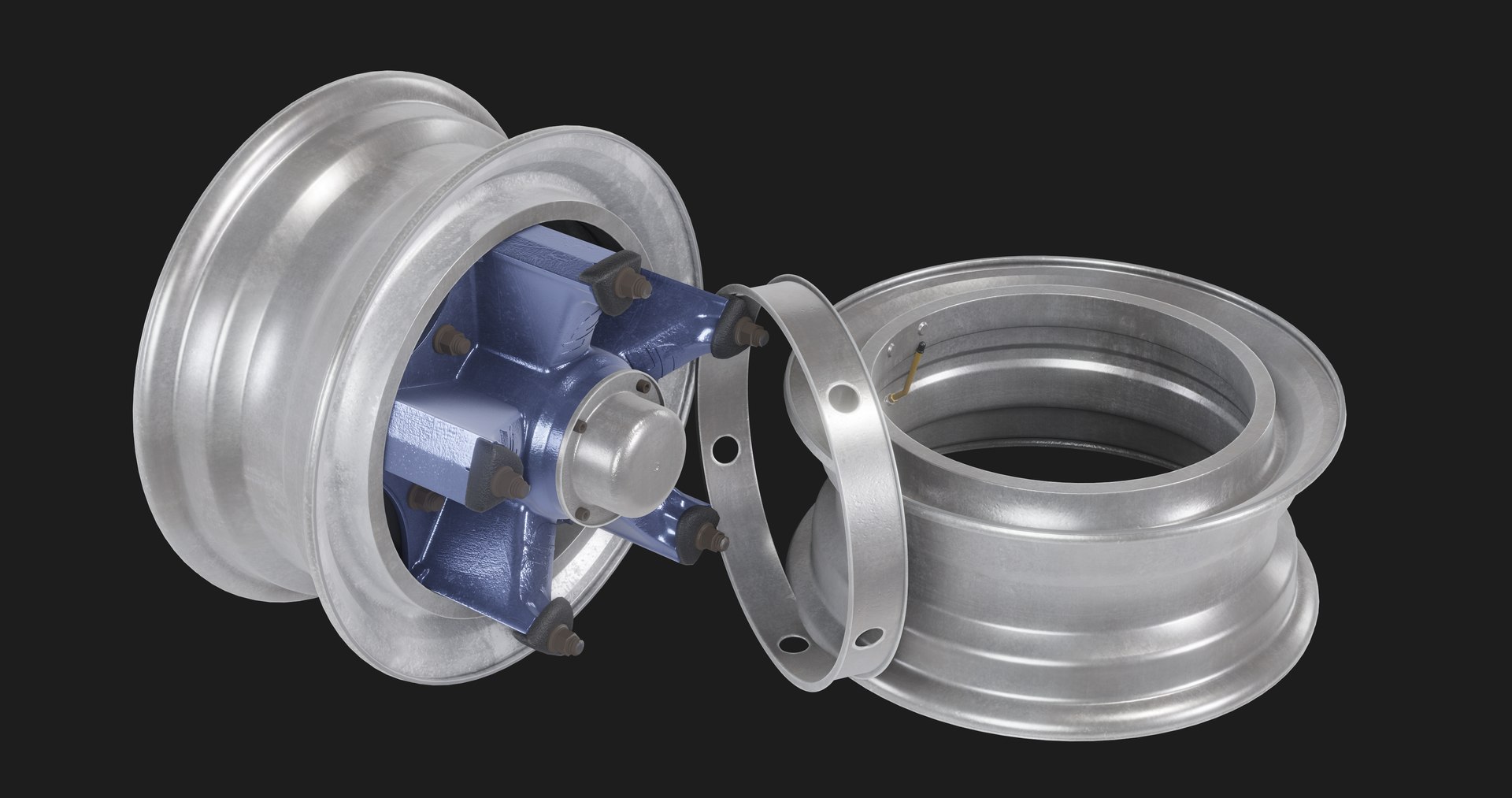 Suspensys 5 Spoked Truck Wheel 3D model - TurboSquid 2075592