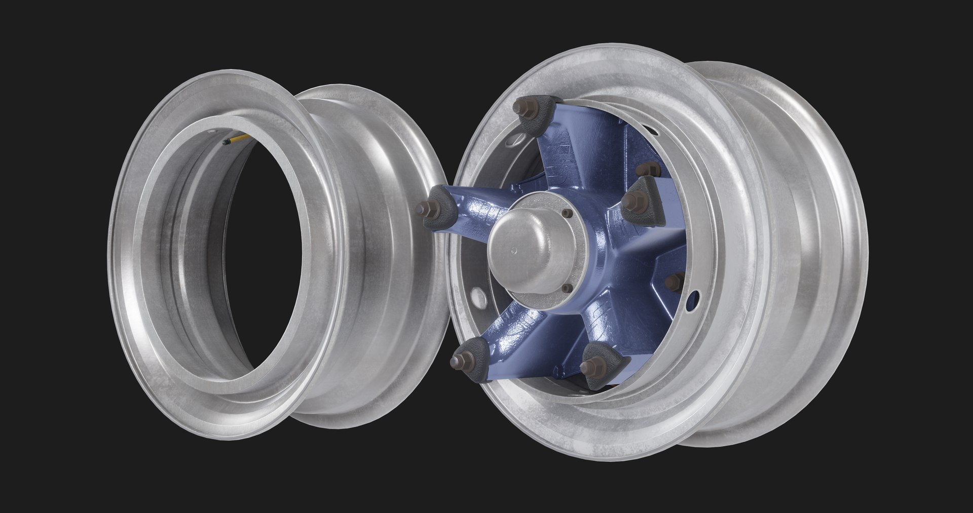 Suspensys 5 Spoked Truck Wheel 3D model - TurboSquid 2075592