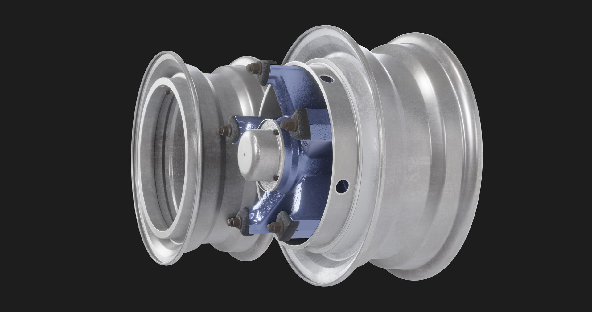 Suspensys 5 Spoked Truck Wheel 3D model - TurboSquid 2075592