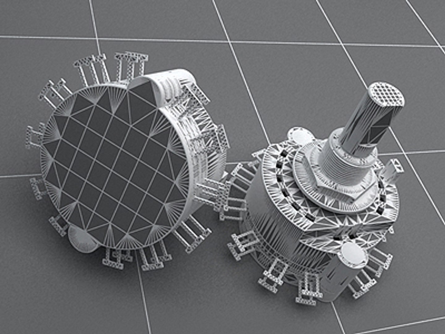 3d Electronic Rotary Switch Model